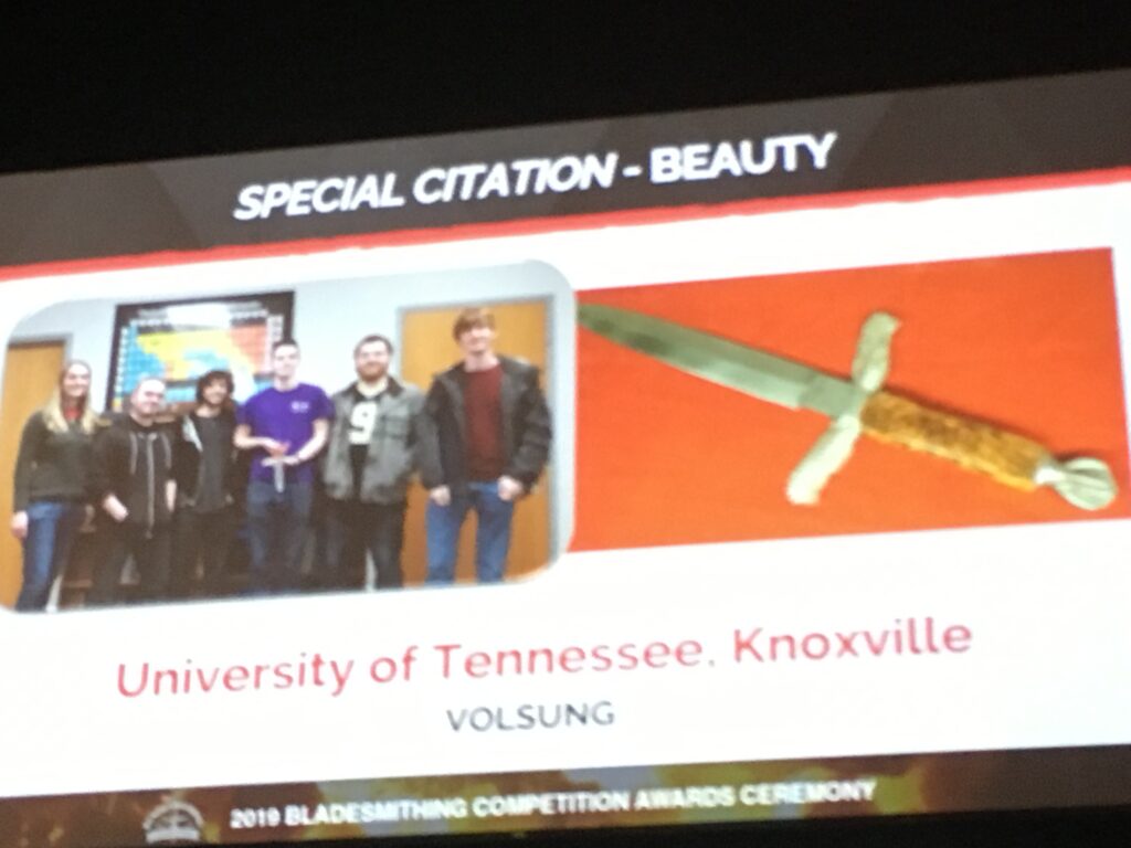 MSE Bladesmithing's Work Recognized For Beauty At TMS Competition ...