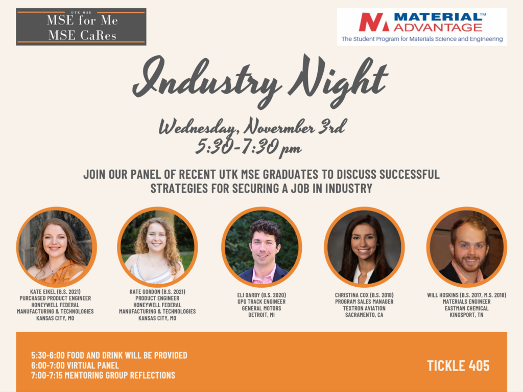 Industry Night - Materials Science and Engineering