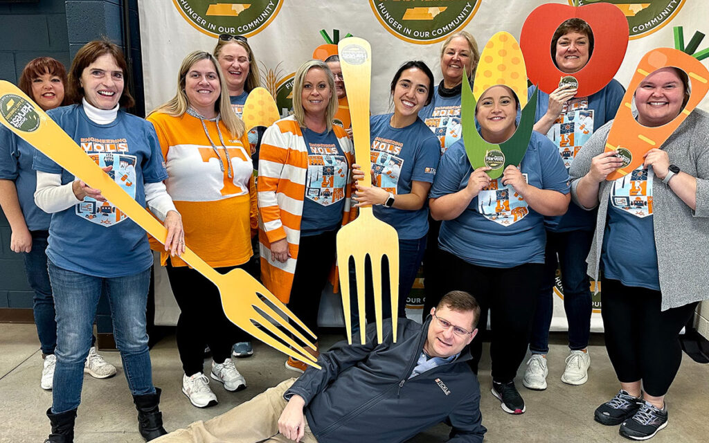 TCE Staff Volunteers for Second Harvest - Tickle College of Engineering